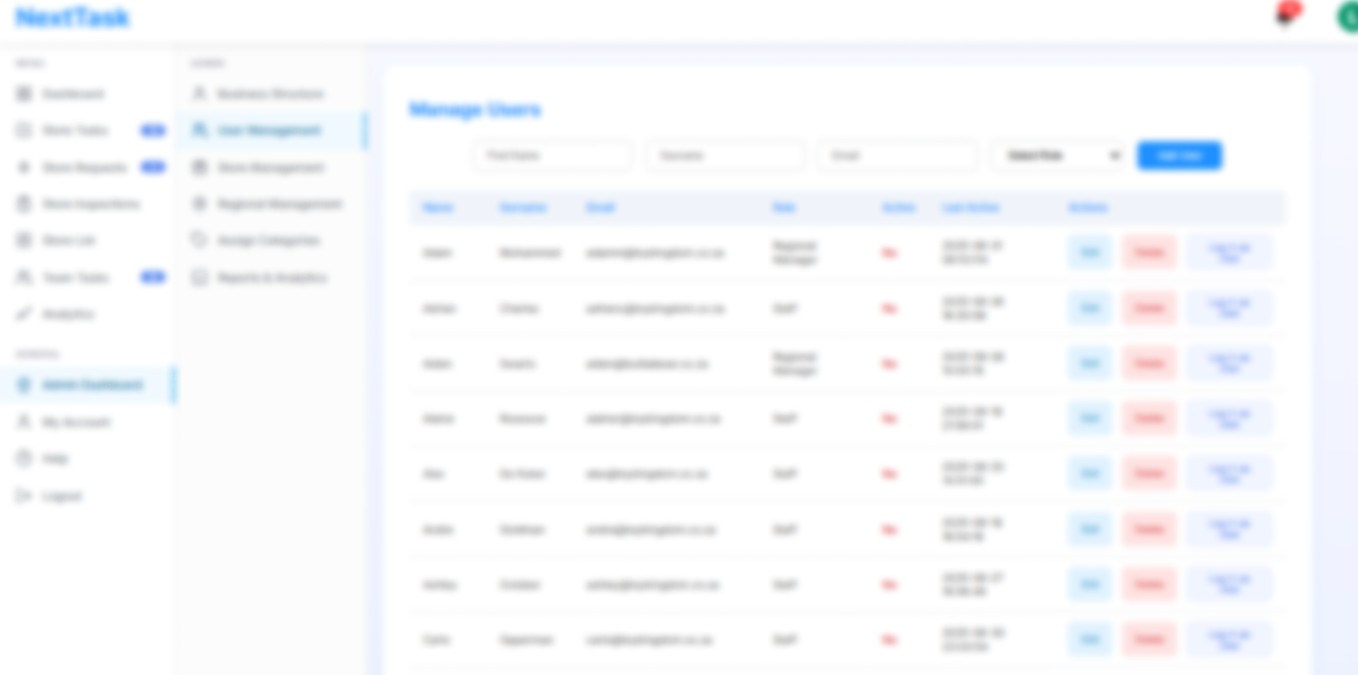 NextTask: Retail Task Manager App | Retail Tech Solutions